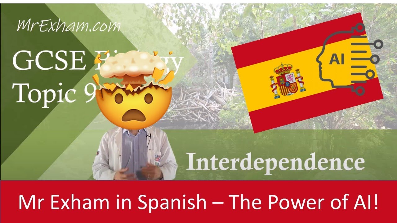 Mr Exham in Spanish! Amazing example of AI - YouTube