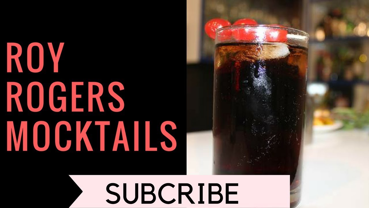 How to made cola based Mocktail Roy Rogers - YouTube