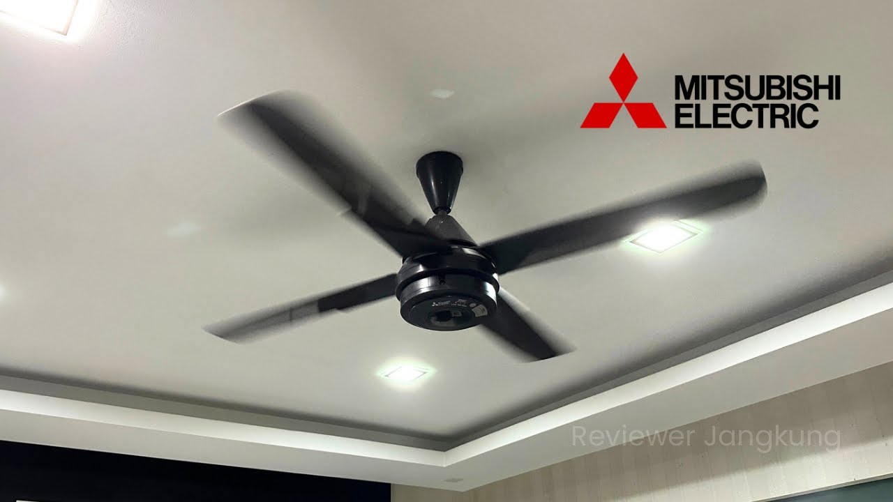 56” Mitsubishi Ceiling Fan with Remote Control | Kipas Angin Plafon ...