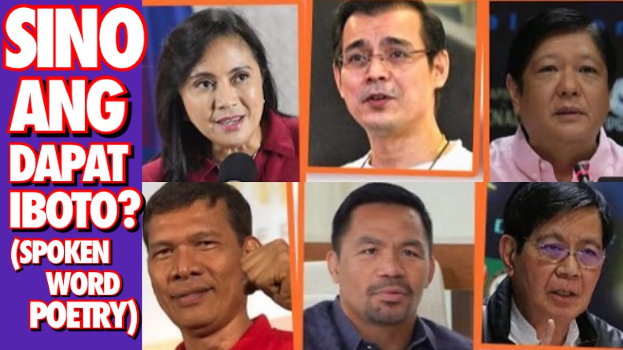 SINO ANG DAPAT IBOTO? | SPOKEN WORD POETRY - YouTube