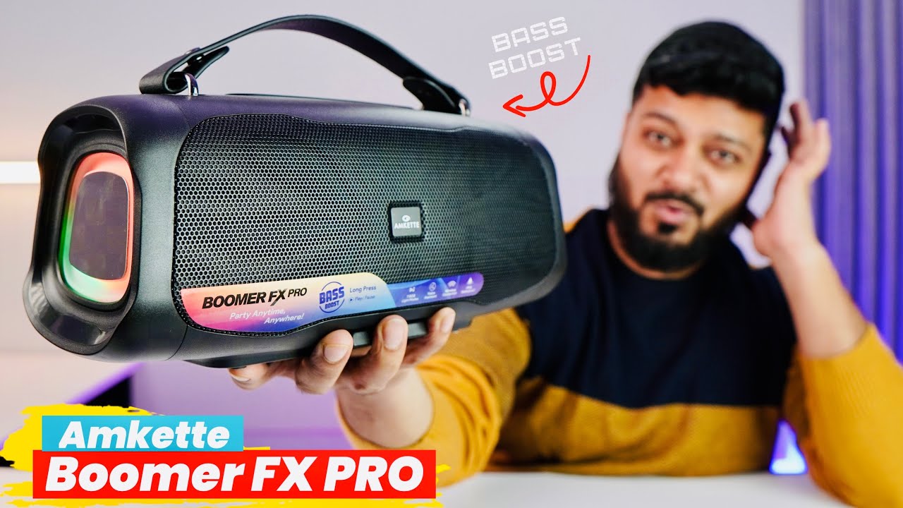 Boombox Mini Party Speaker🔥🔥| Amkette Boomer Fx PRO review. - YouTube