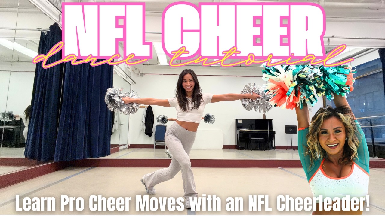 NFL Cheer Dance Tutorial (Step-by-Step): Intermediate Pro NFL Cheer ...