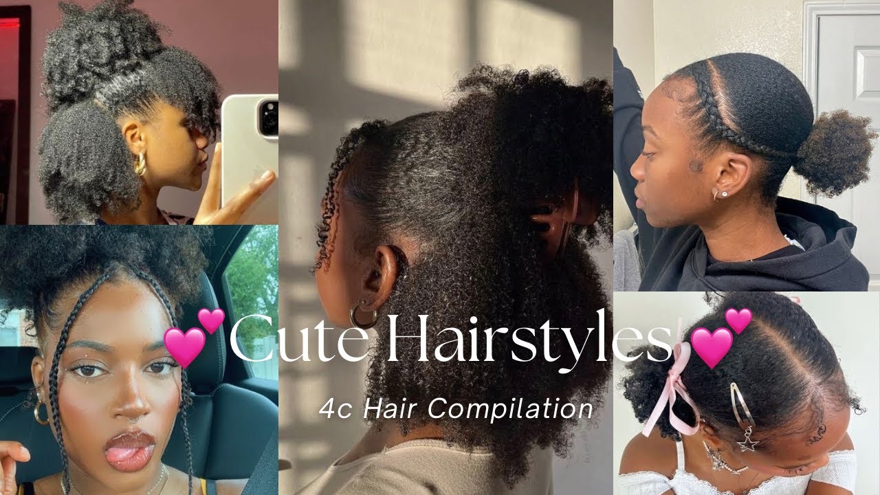 Easy 4C Hairstyles That Actually Look GOOD! | Natural Hair Compilation ...