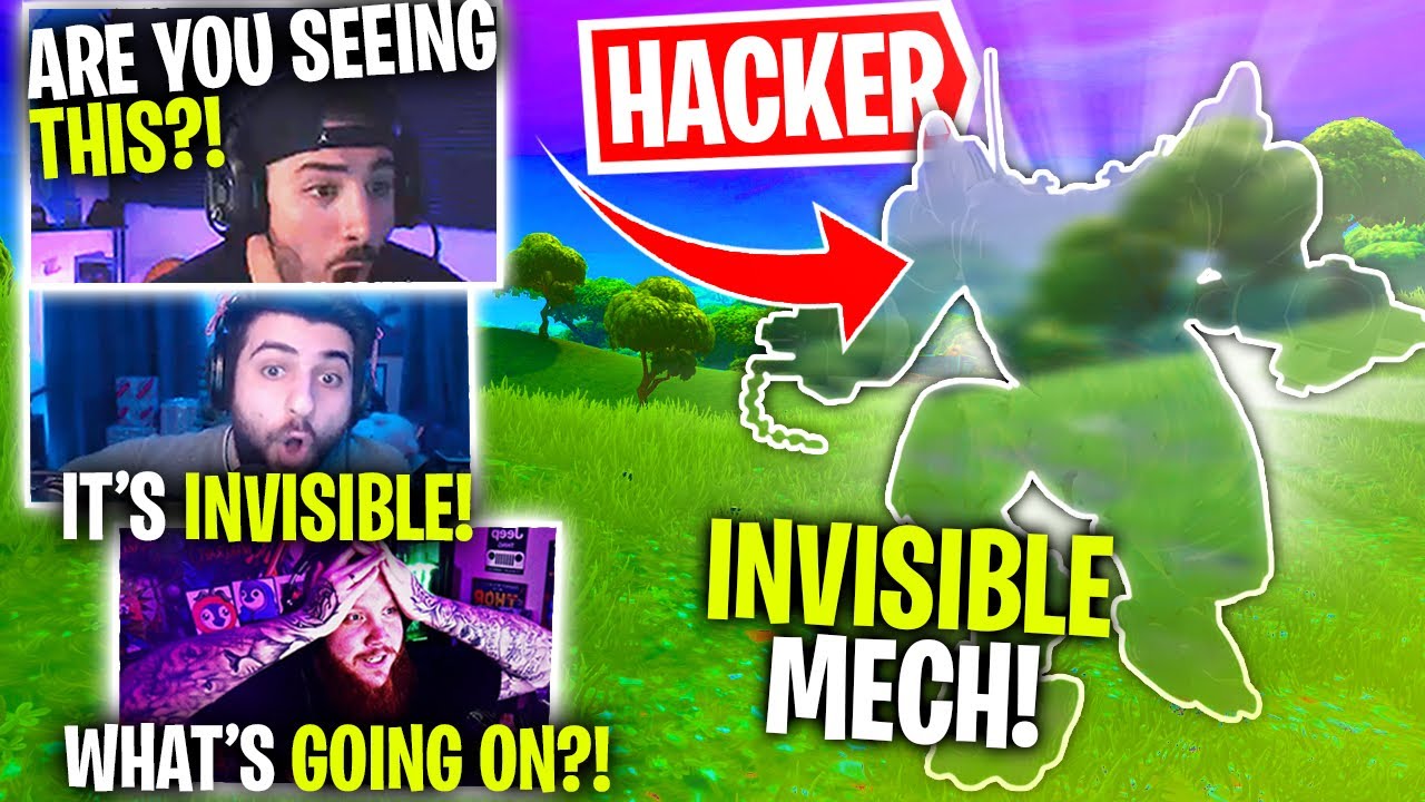 We Found A *HACKER* Mech! He's INVISIBLE.. Ft. Timthetatman, SypherPK ...