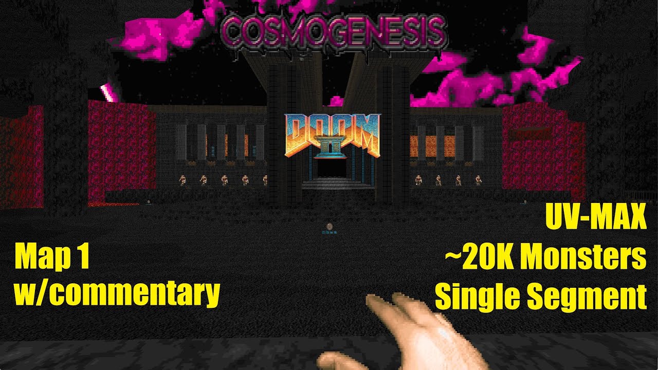 Doom II - Cosmogenesis - Map1 UV-MAX (2:03:18) w/commentary - YouTube