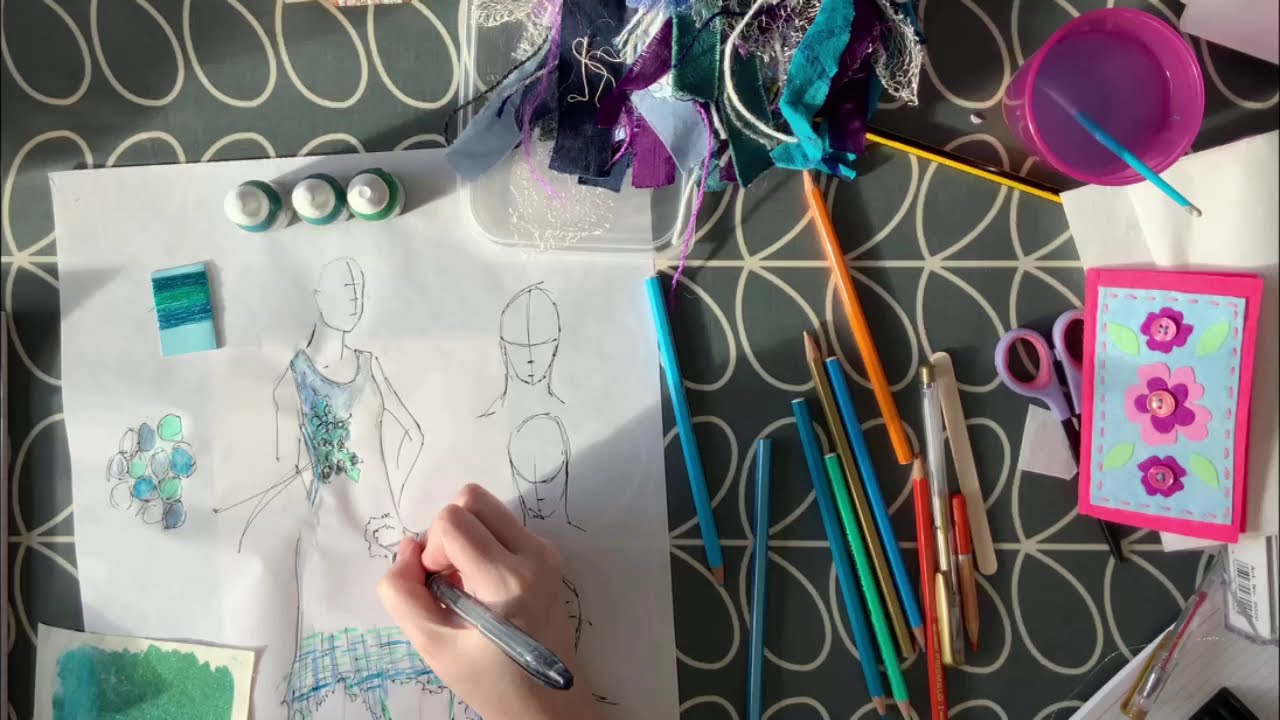 L1-L2 Textiles Developing Drawing Skills - YouTube