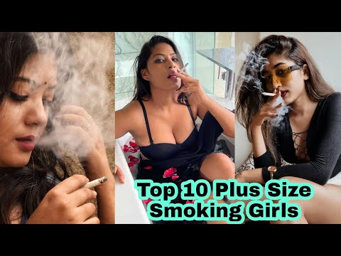10 Ten Female Celebrity Plus Size Curvy Model Smokers-Caught Smoking