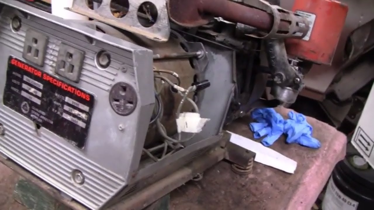 SEARS GENERATOR REPAIR (part 7) - YouTube