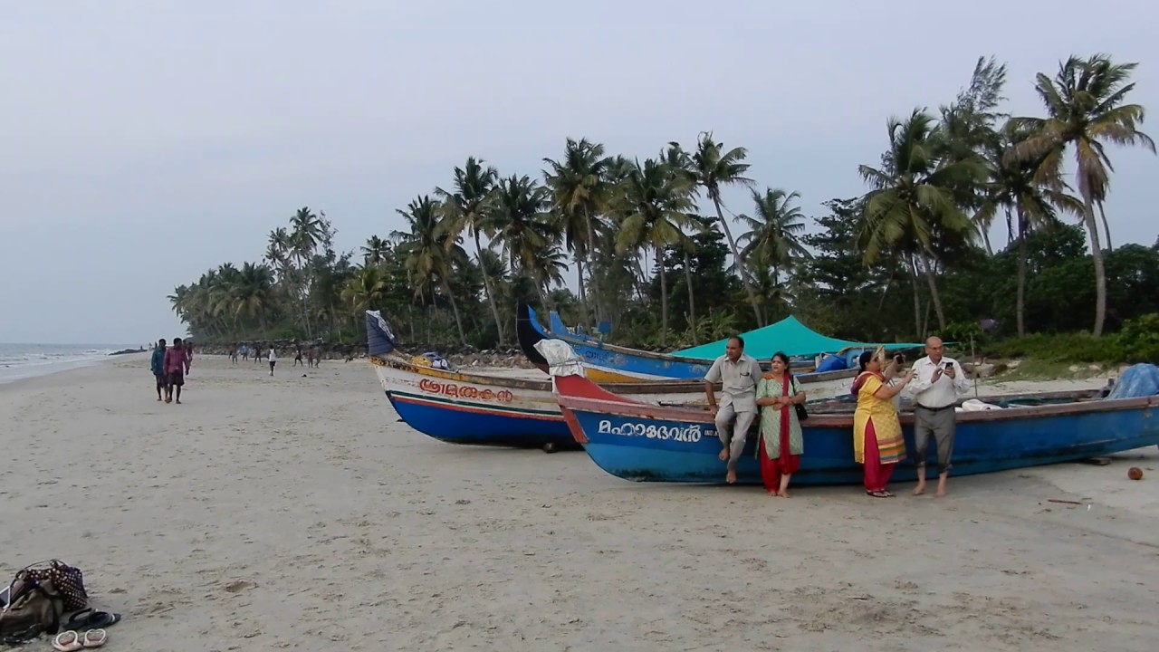 ANDHAKARANAZHI BEACH . ALLEPY , KERALA DSCN1373 - YouTube