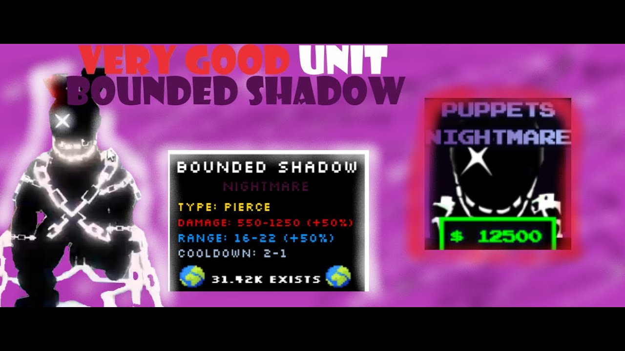 (Fnaf TD) I have Finally acquired a! Bounded Shadow! - YouTube