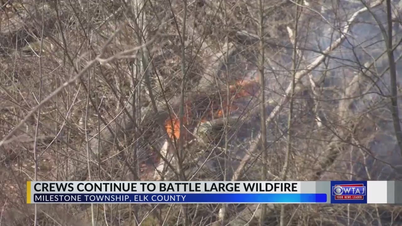 What caused the wildfire in Elk County? - YouTube
