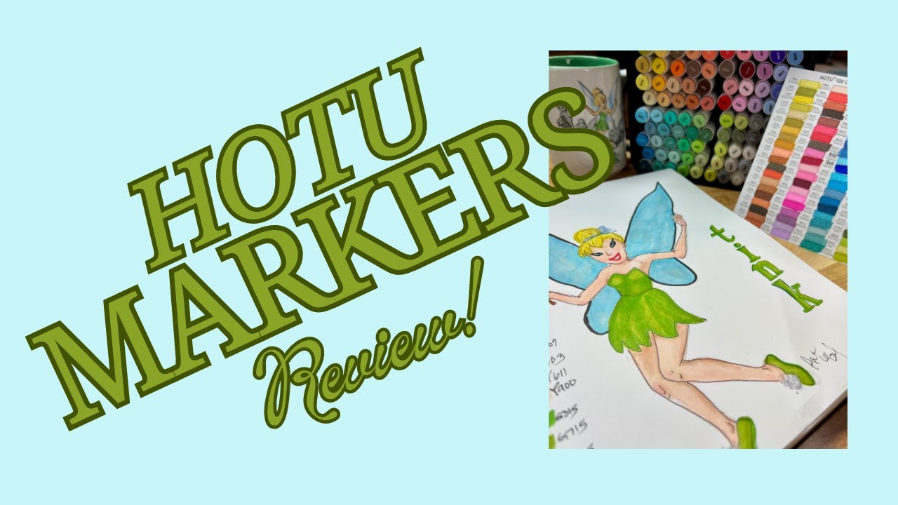 Review | HOTU Alcohol Markers - YouTube