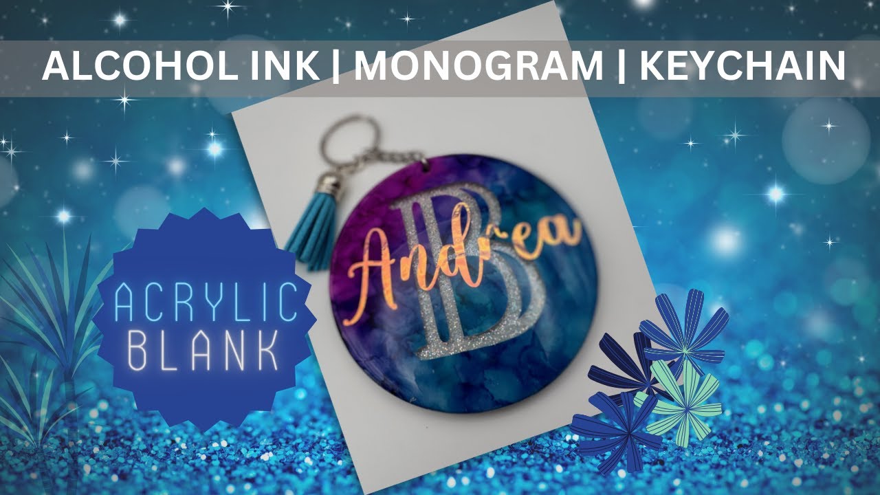 Acrylic Blank | Alcohol Ink Tutorial: Easy and Fun DIY Project - YouTube