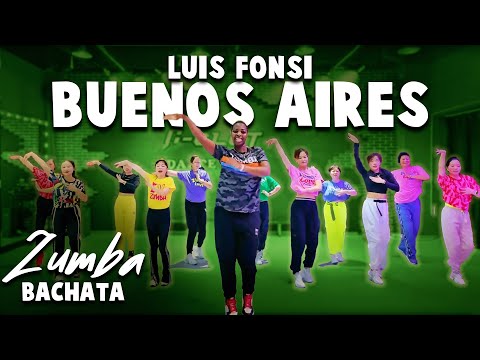 Bachata Zumba | Luis Fonsi - Buenos Aires (Bachata Remix DJC) Zumba Fitness Zumba beginners