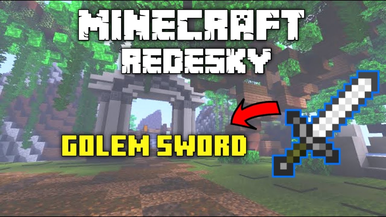 redesky skyblock grinding for Golem Sword. - YouTube