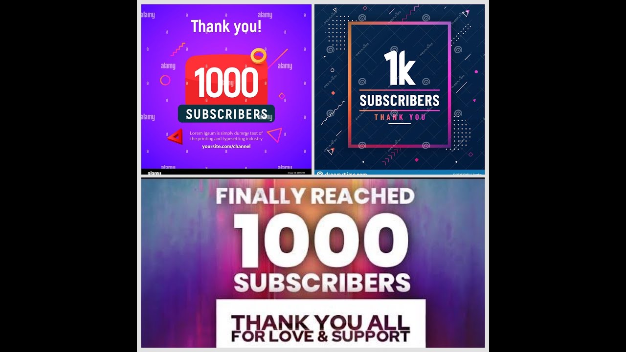 Reached 1K Subscribers | Thank You for all Your support - YouTube