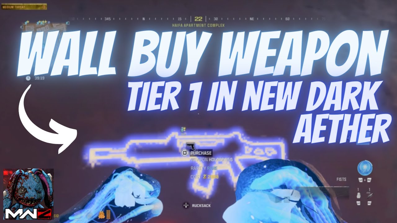 MW3 Zombies- Tier 1 WALL BUY WEAPON in New Elder Sigil Dark Aether ...