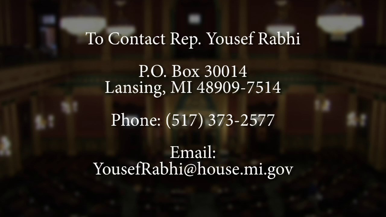 Rep. Yousef Rabhi State Representative for the 53rd District - YouTube