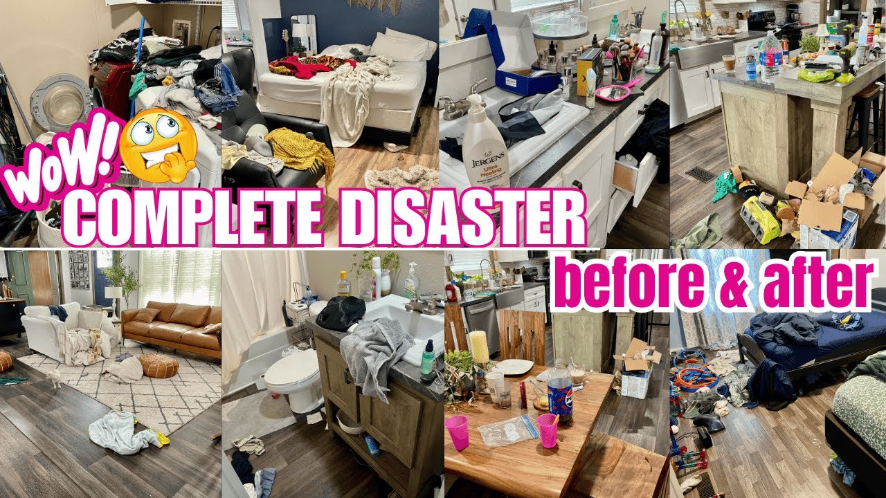 *NEW* WHOLE HOUSE | COMPLETE DISASTER | REAL LIFE MESSY HOUSE | BEFORE ...