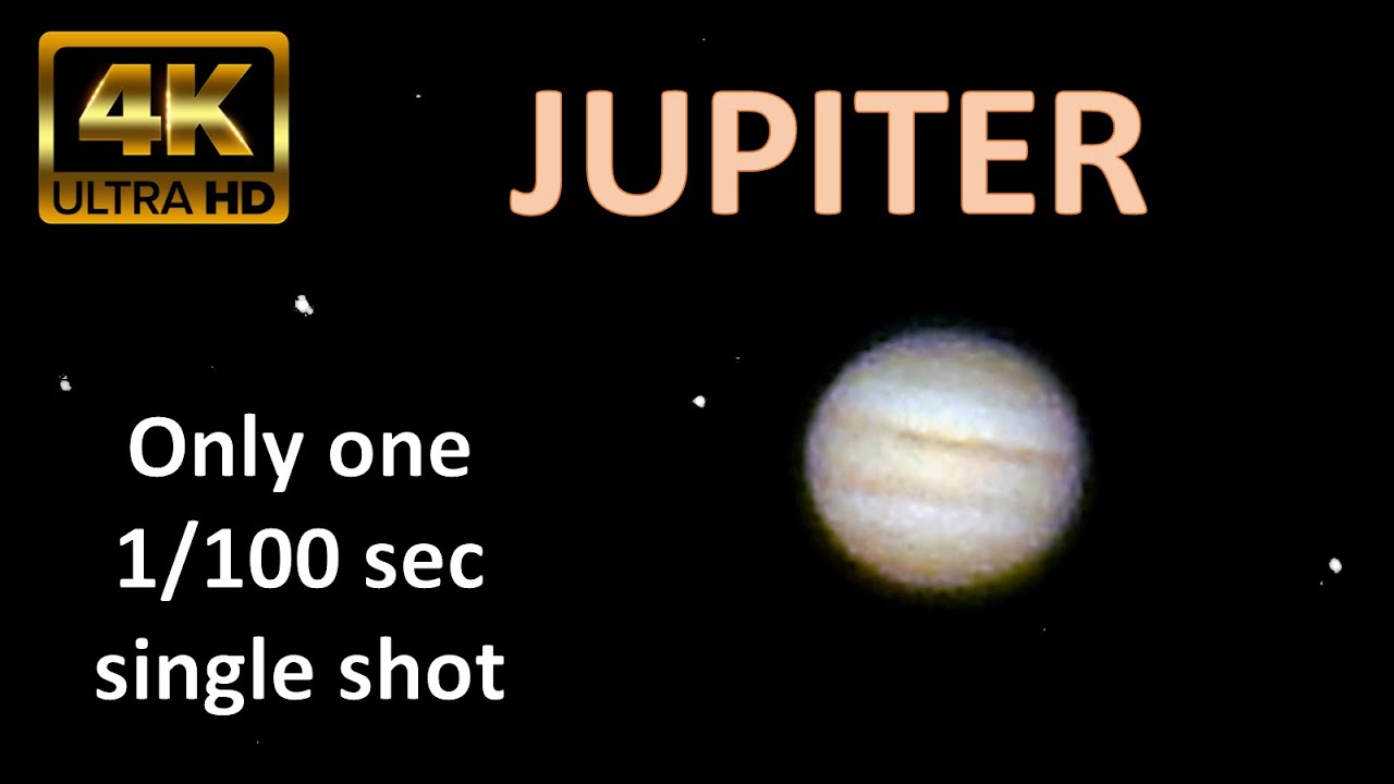 PLANET JUPITER - Single shot with the NIKON P1000 (And how to edit it ...