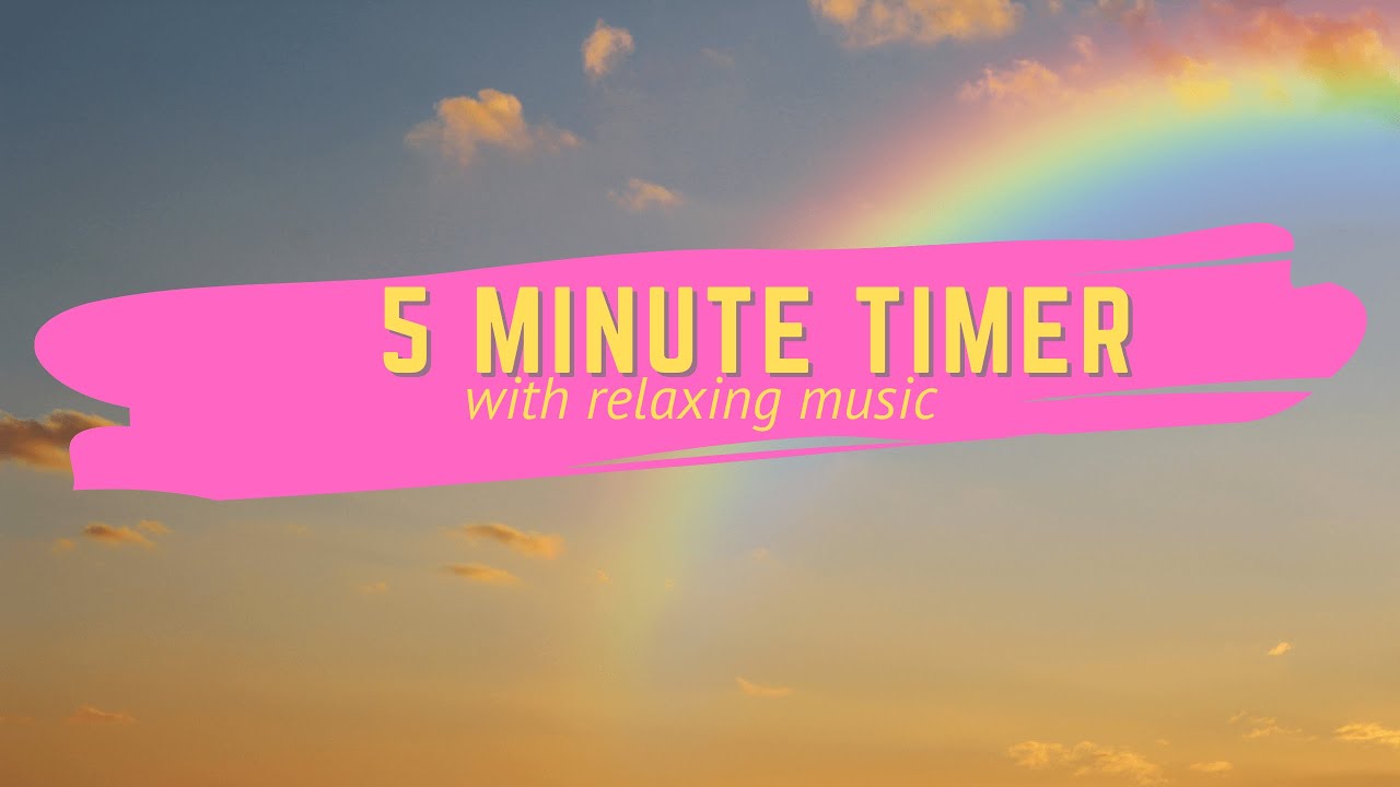 5 Minute Timer with Relaxing Music 2021 - Sea and Sun - YouTube