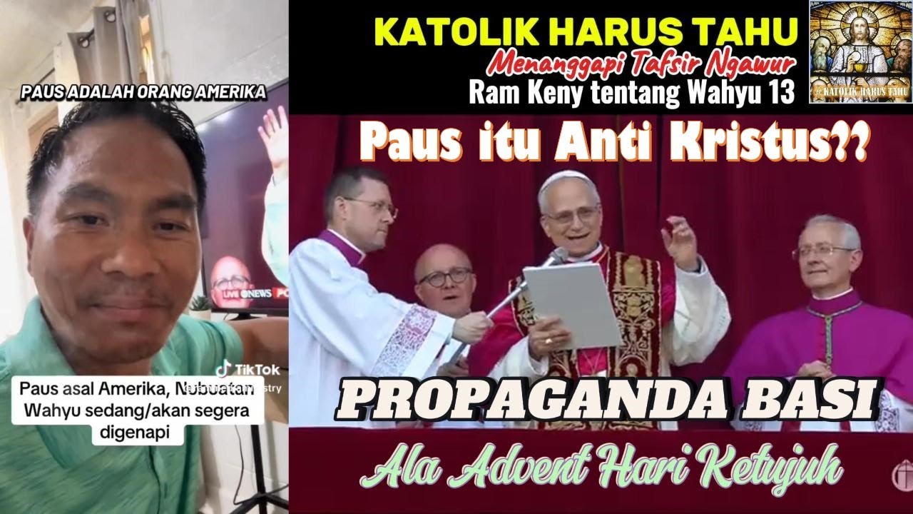 Paus itu Anti Kritus: Propaganda Basi Advent Hari Ketujuh! - YouTube