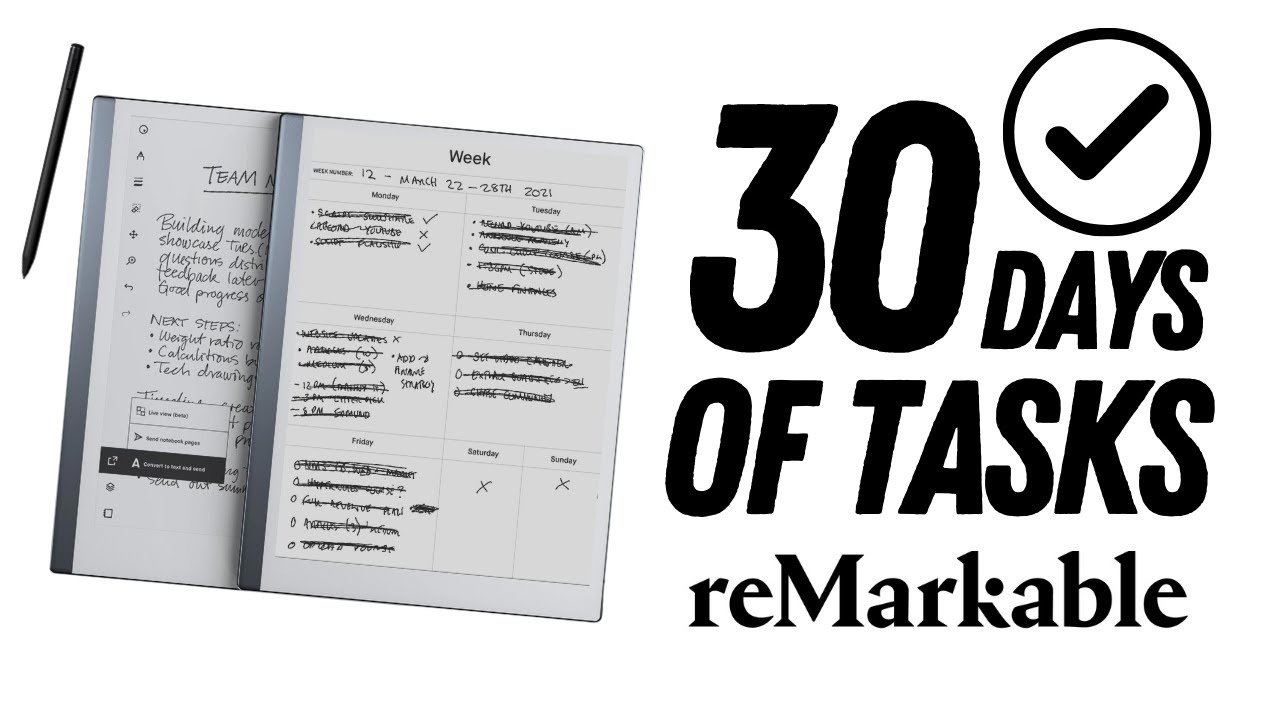 reMarkable 2 for Task Management: Good? - YouTube