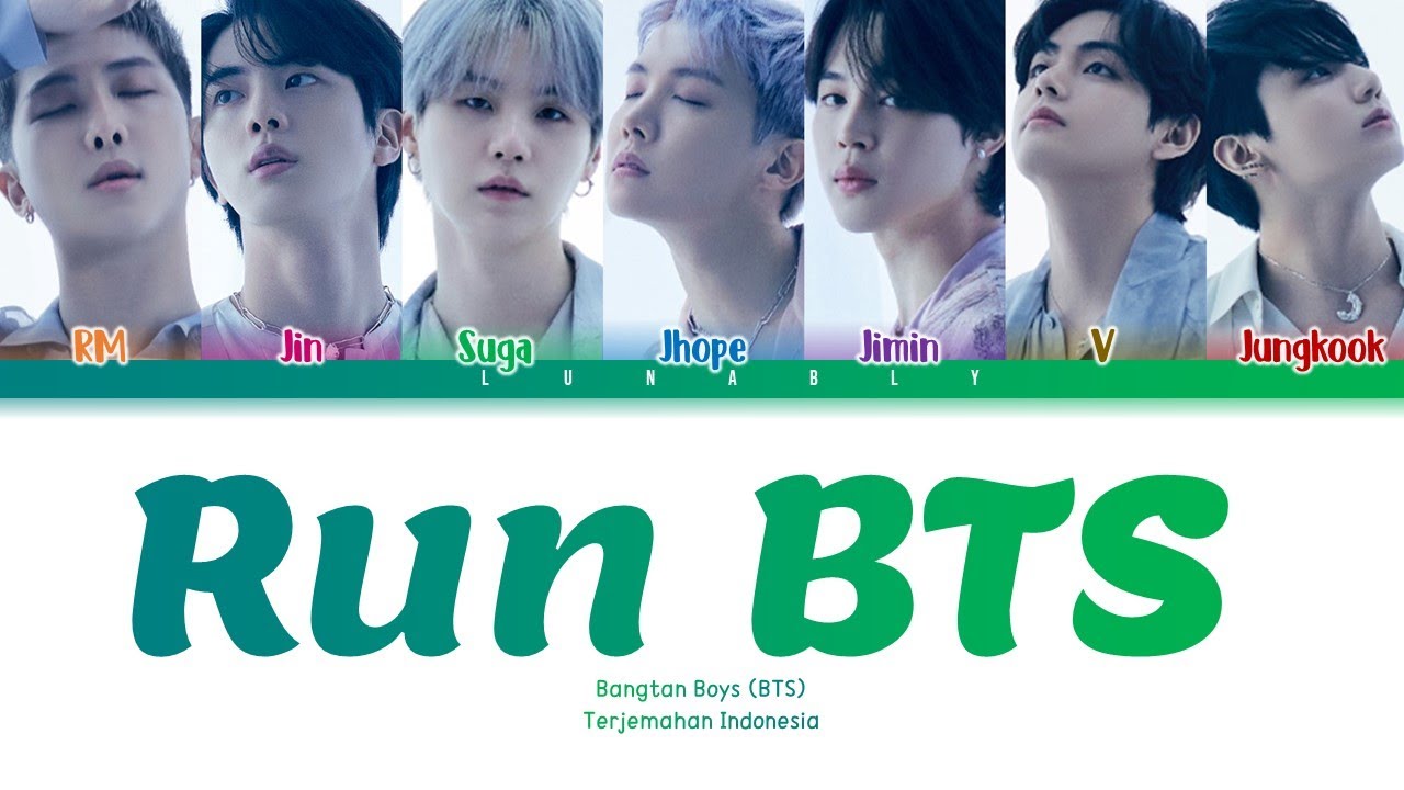 BTS - RUN BTS [Color Code [Han/Rom/Ina] Lirik Terjemahan Indonesia ...