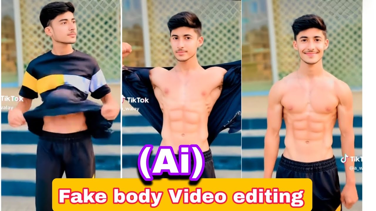 Ai Fake body video editing tutorial New Ai video editing Ai tools #vfx ...
