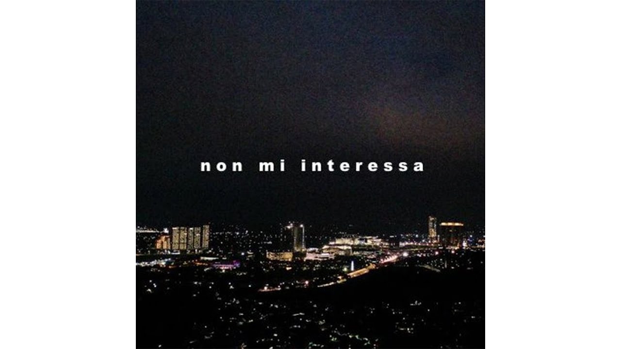 JOE SCACCHI - NON MI INTERESSA - YouTube