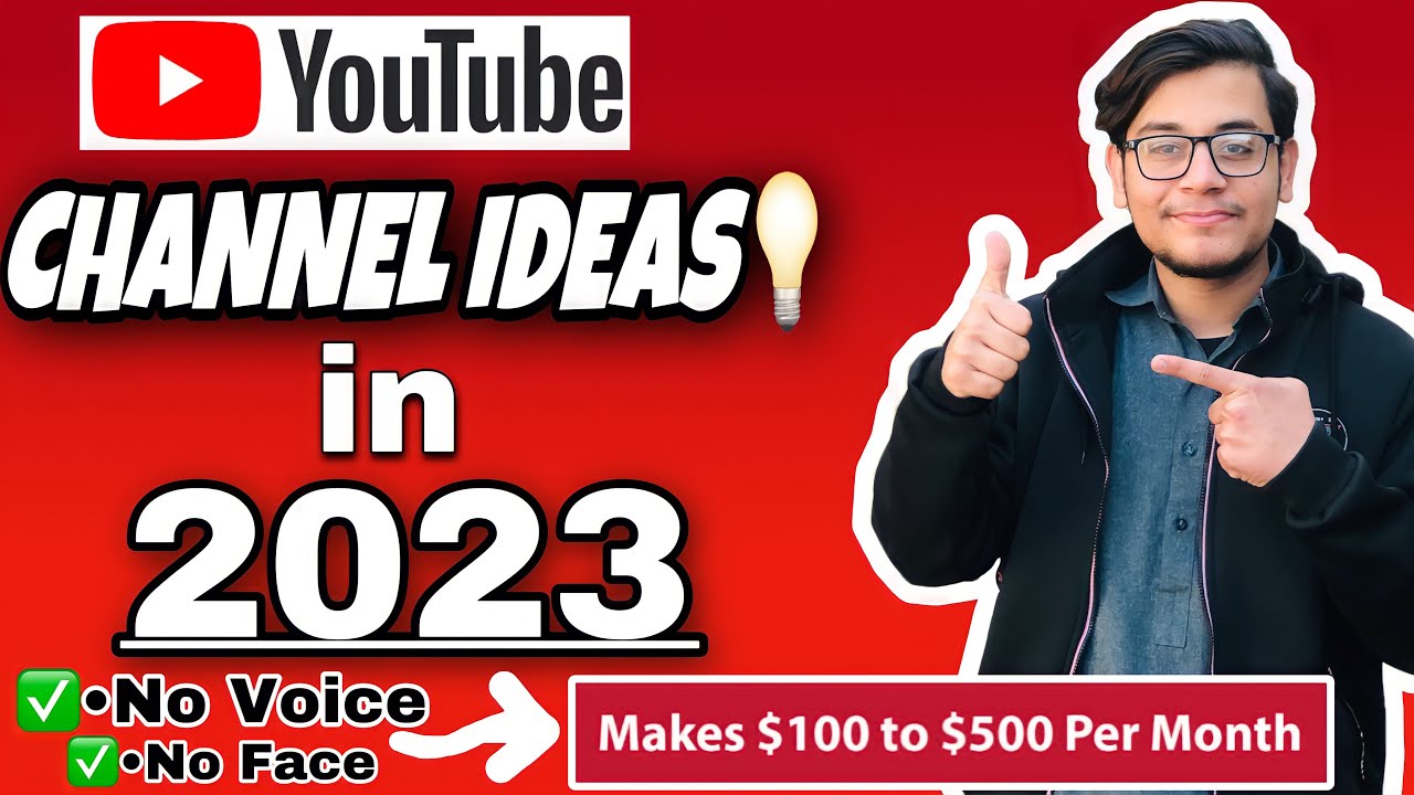 Fast Growing YouTube Channel Ideas in 2023 Without Face & Voice 🔥| best ...