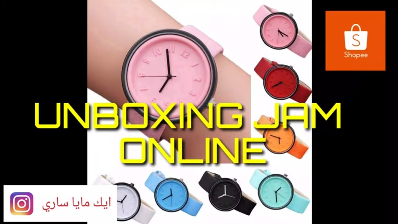 UNBOXING JAM ONLINE DI SHOPEE - YouTube