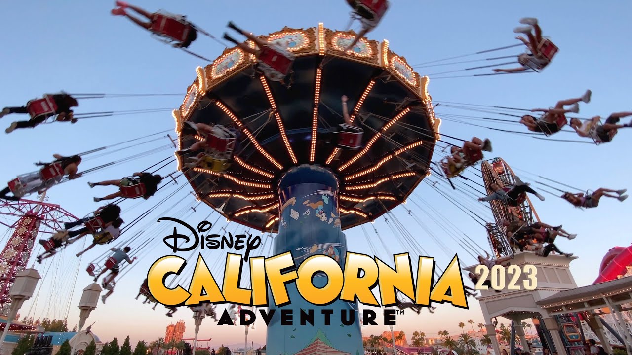 Silly Symphony Swings 2023 - Disney California Adventure Full Ride 4K ...