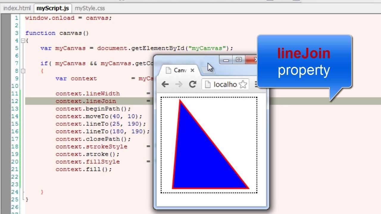 Line Joining In Canvas HTML5 YouTube Line Joining In Canvas HTML5 YouTube