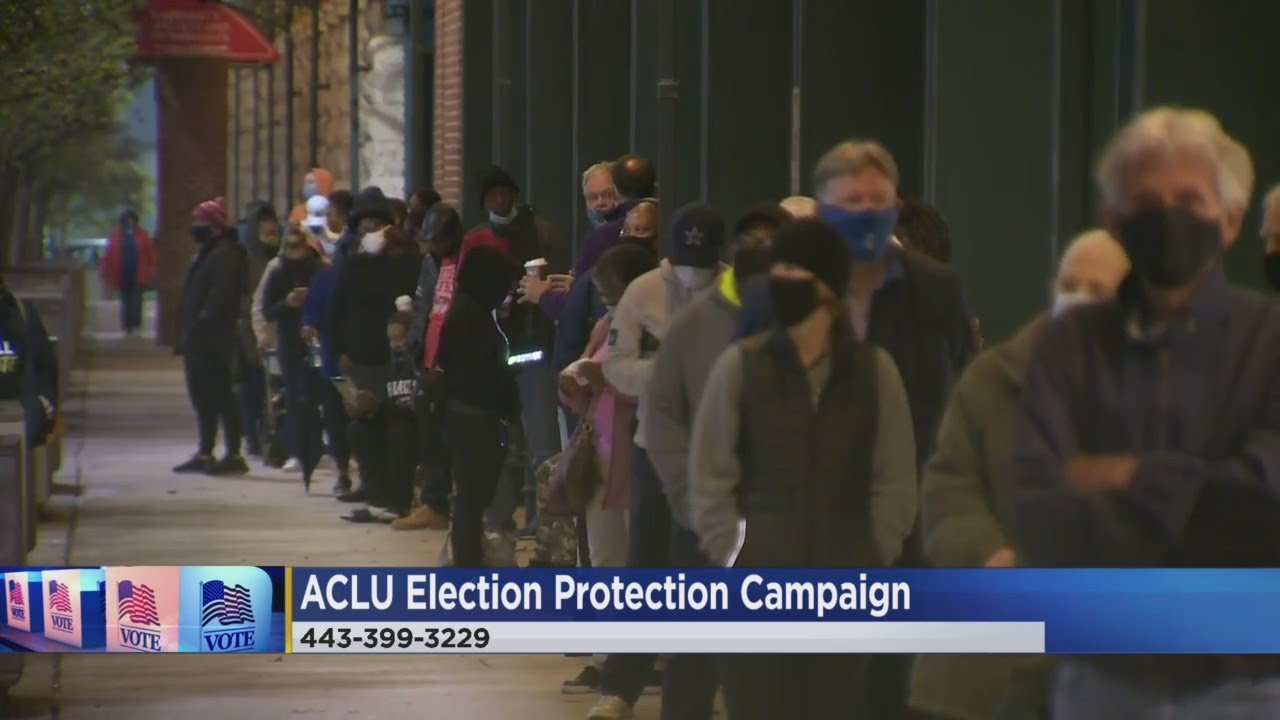 ACLU Of Maryland Opens Election Protection Hotline - YouTube