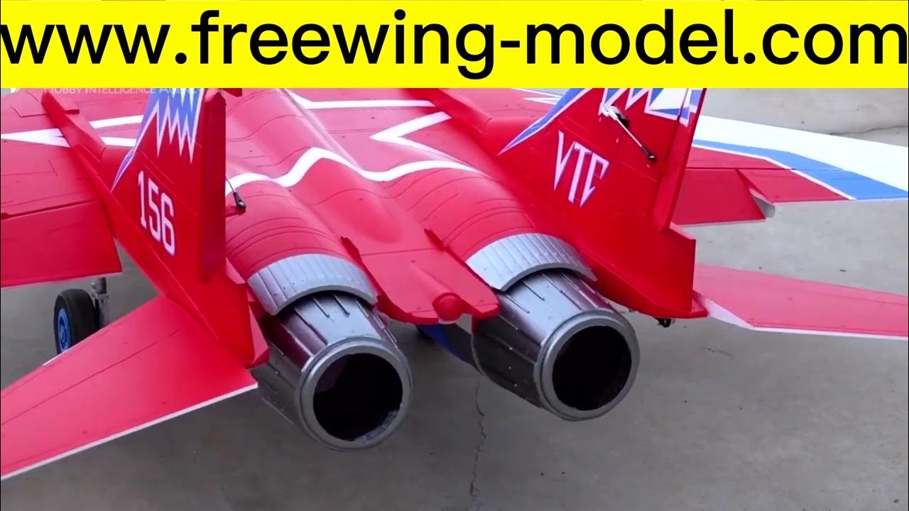 Freewing MiG-29 Red Star Twin 80mm EDF Jet - YouTube