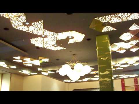 Ceiling of Onsen Hotel - Lots of Flashing Lights