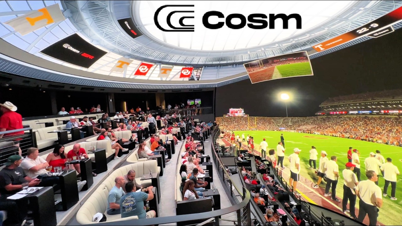 COSM Immersive Sports Sphere Full Tour | 4K Seriously Impressive - YouTube