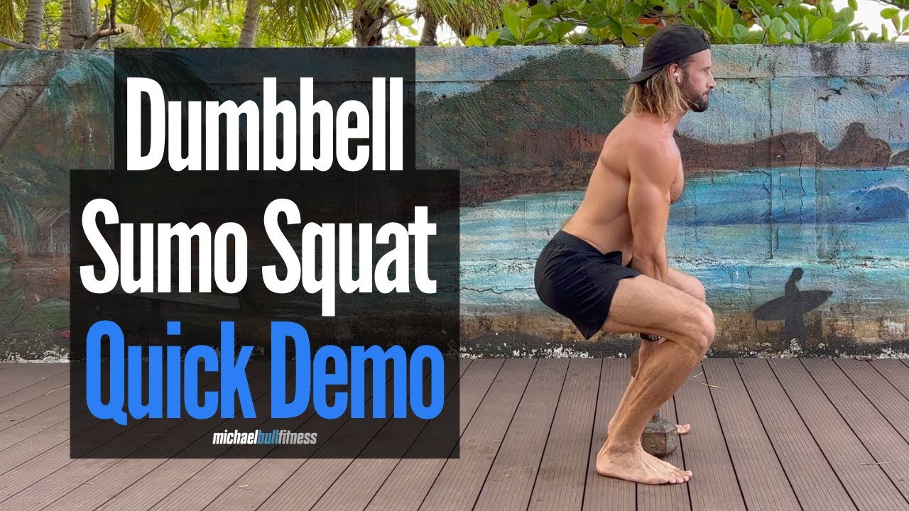 Dumbbell Sumo Squat Technique: Quick Demo - YouTube