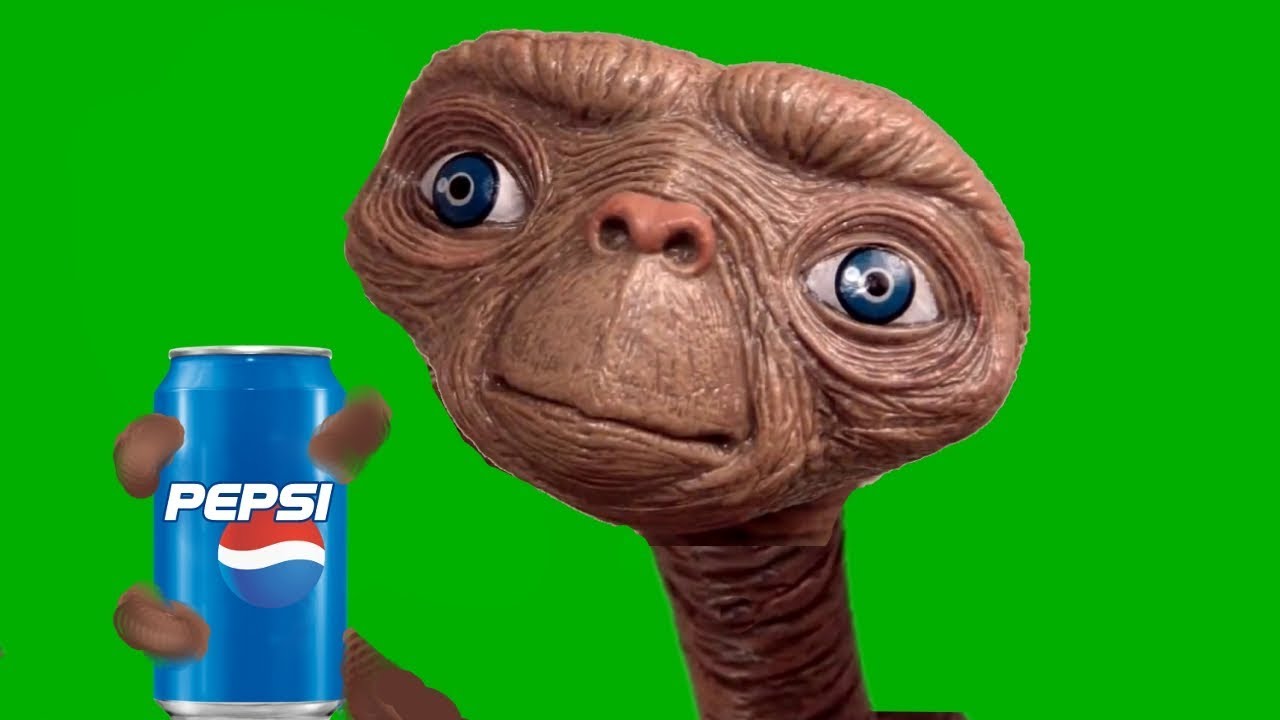 ET DRINKS PEPSI green screen - YouTube