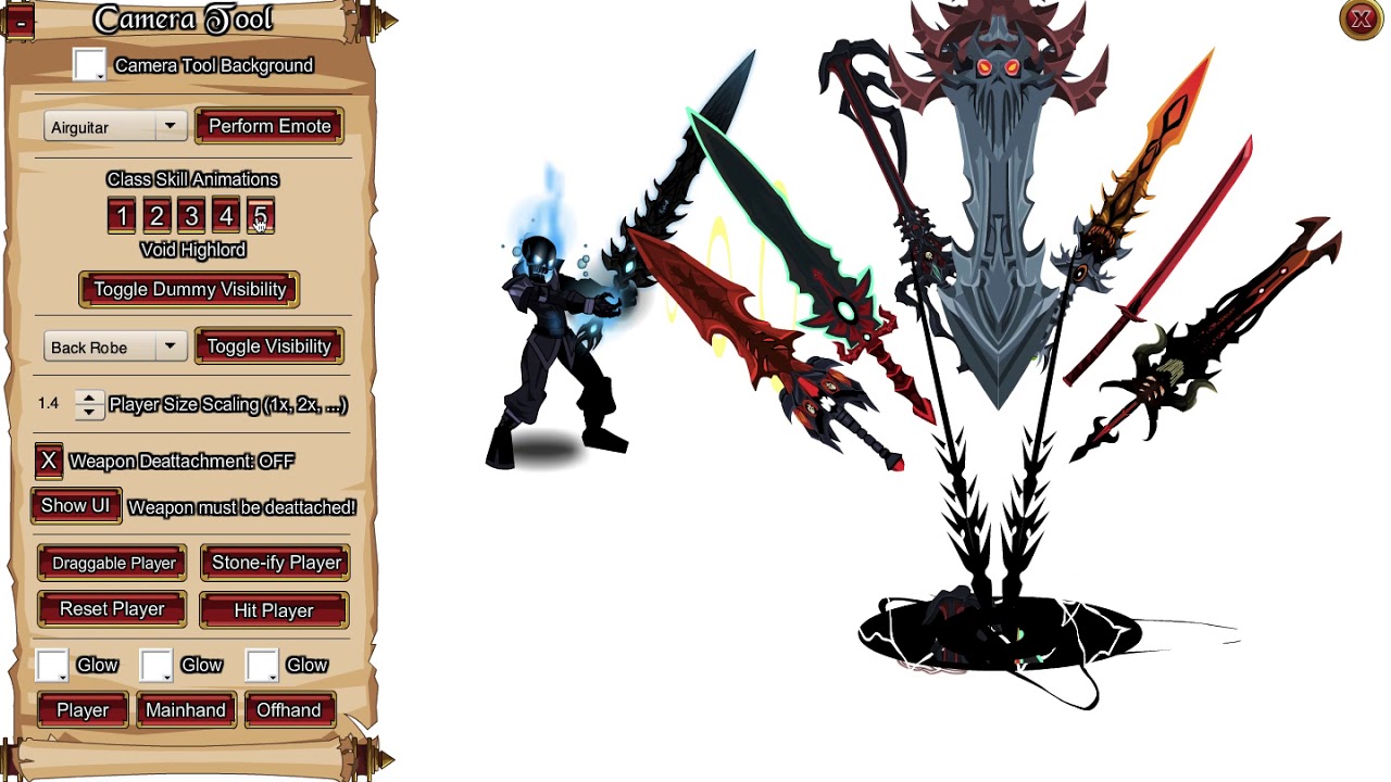 All Void Highlord's attack animations [AQW] - YouTube