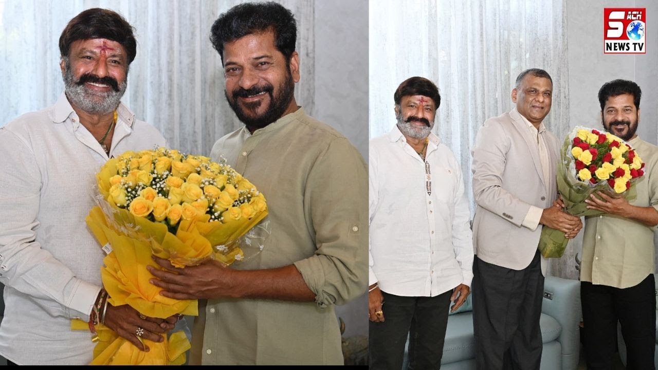 Actor Politician N.Balakrishna met TG CM Revanth Reddy, at his ...