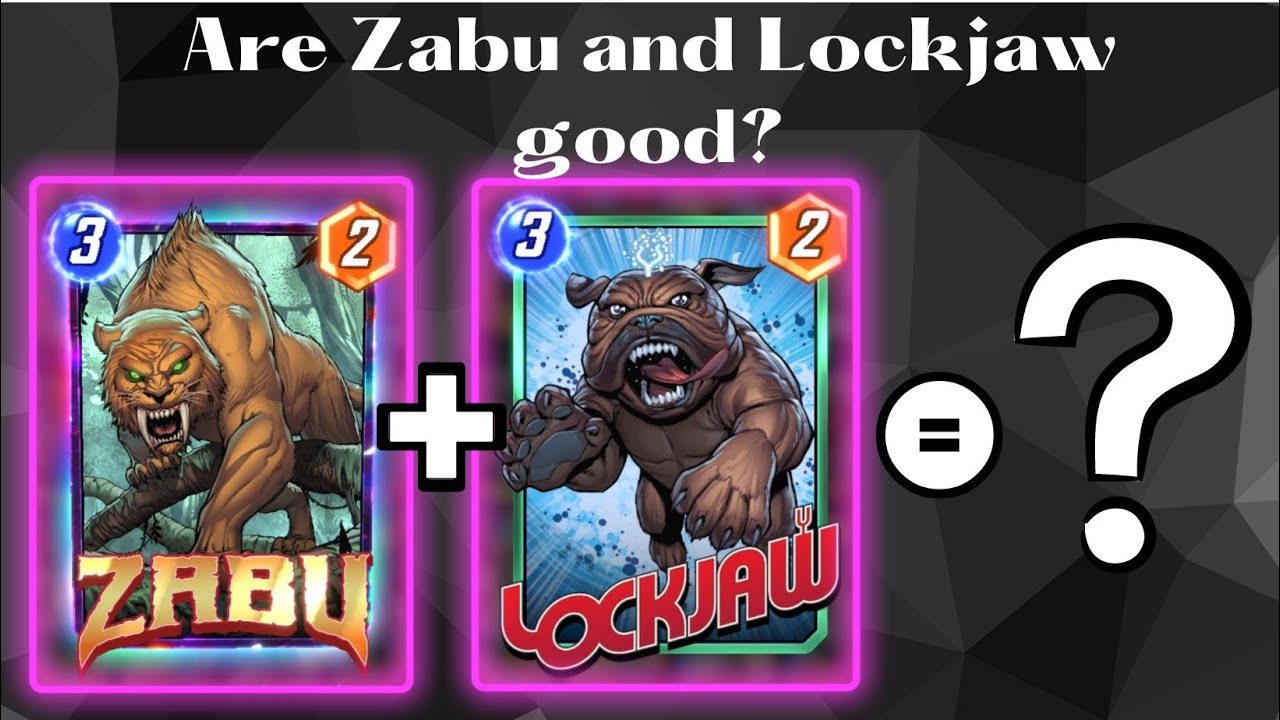 Zabu and Lockjaw Deck - Is it any good? | Marvel SNAP - YouTube