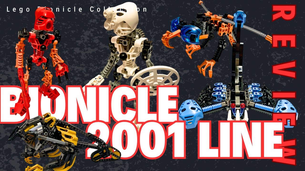 Lego Bionicle: 2001 year line sets - YouTube