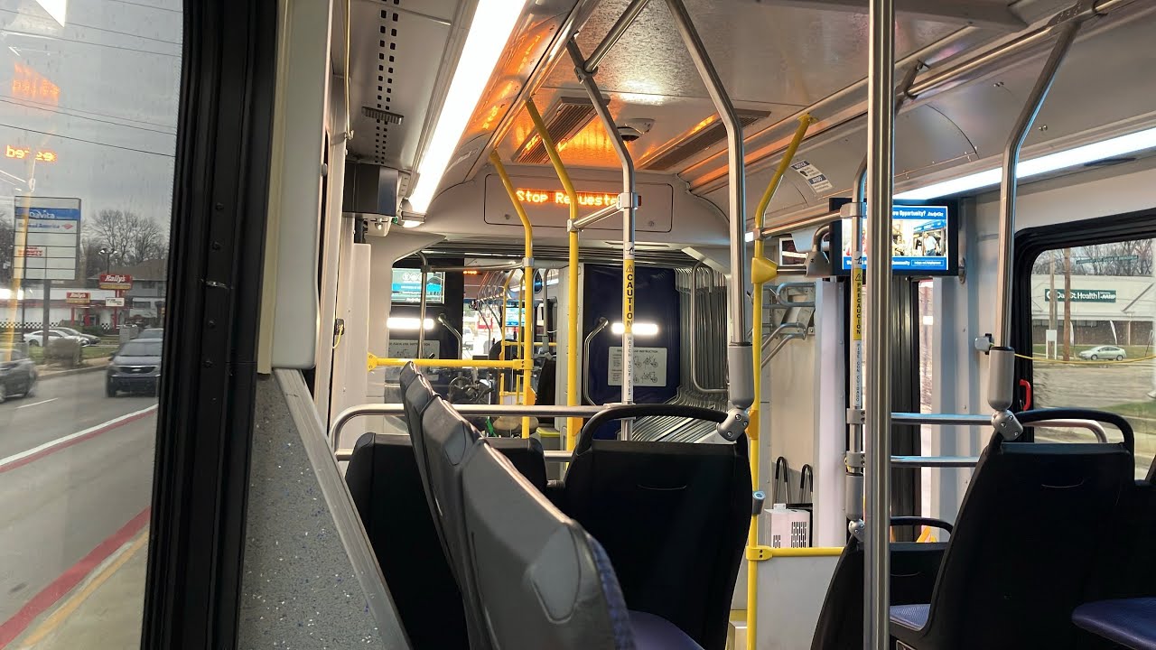 Frigid Electric- 2024 BYD K11M #2492 on route 90 (Red) - YouTube