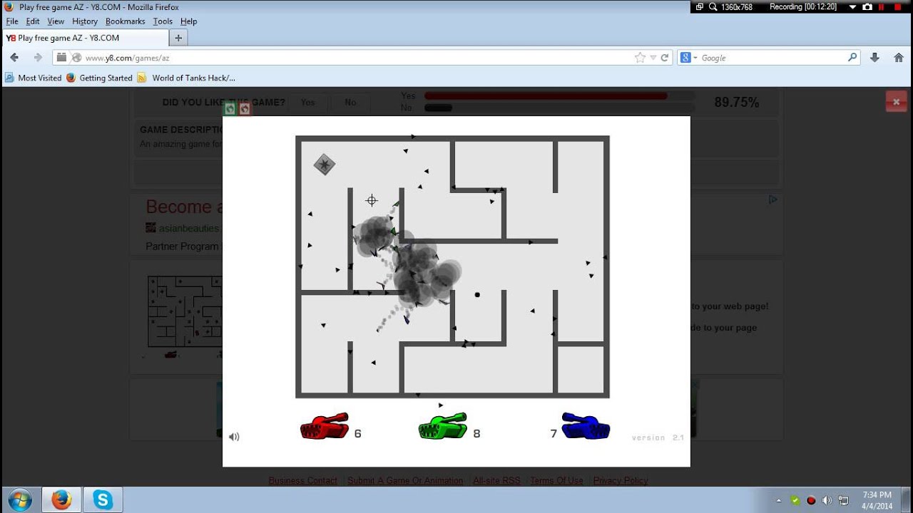 Y8 az battle - YouTube