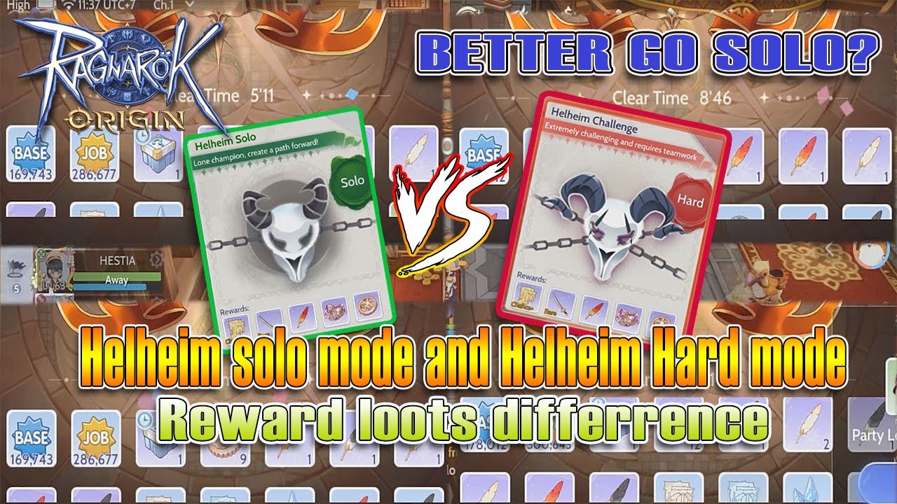 Helheim dungeons [Culvert] Solo vs Hard Reward Drop differrence ...