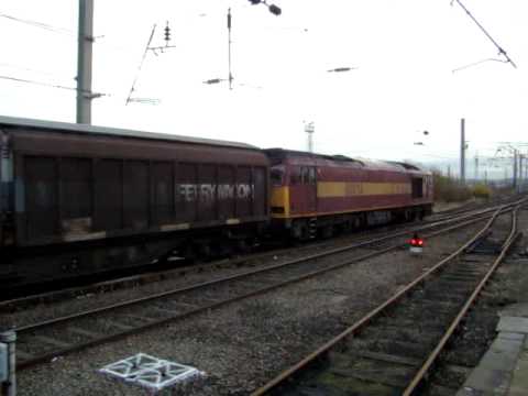 EWS Class 60 en route to Warrington Yard 26/11/07 - YouTube