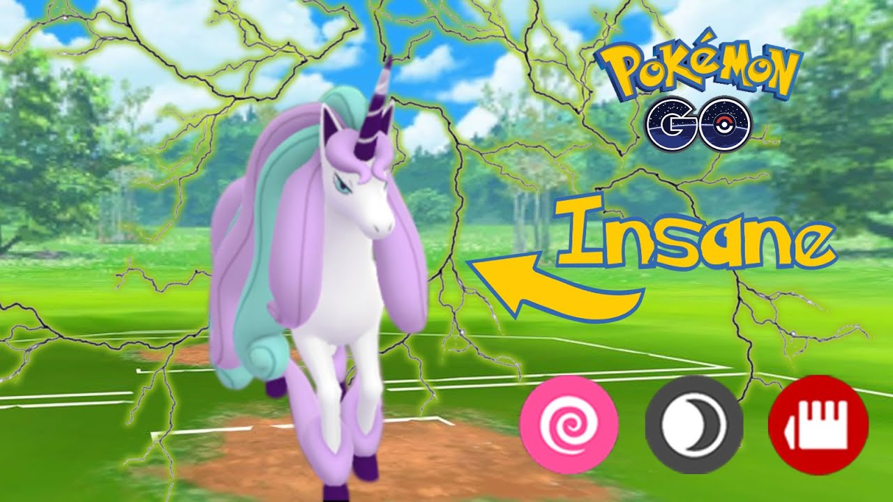 Galarian Rapidash Mega Horning The WillPower Cup League | Pokemon Go ...