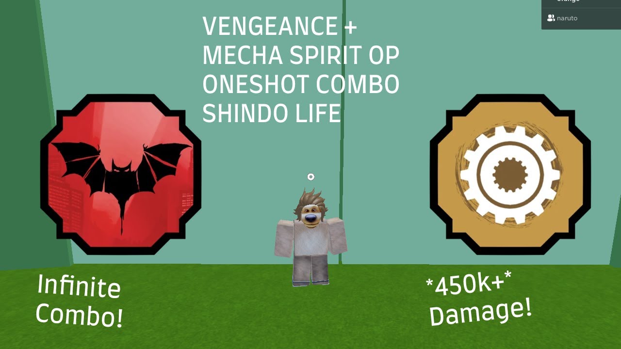 VENGEANCE + MECHA SPIRIT OP ONESHOT COMBO | Shindo Life Roblox - YouTube